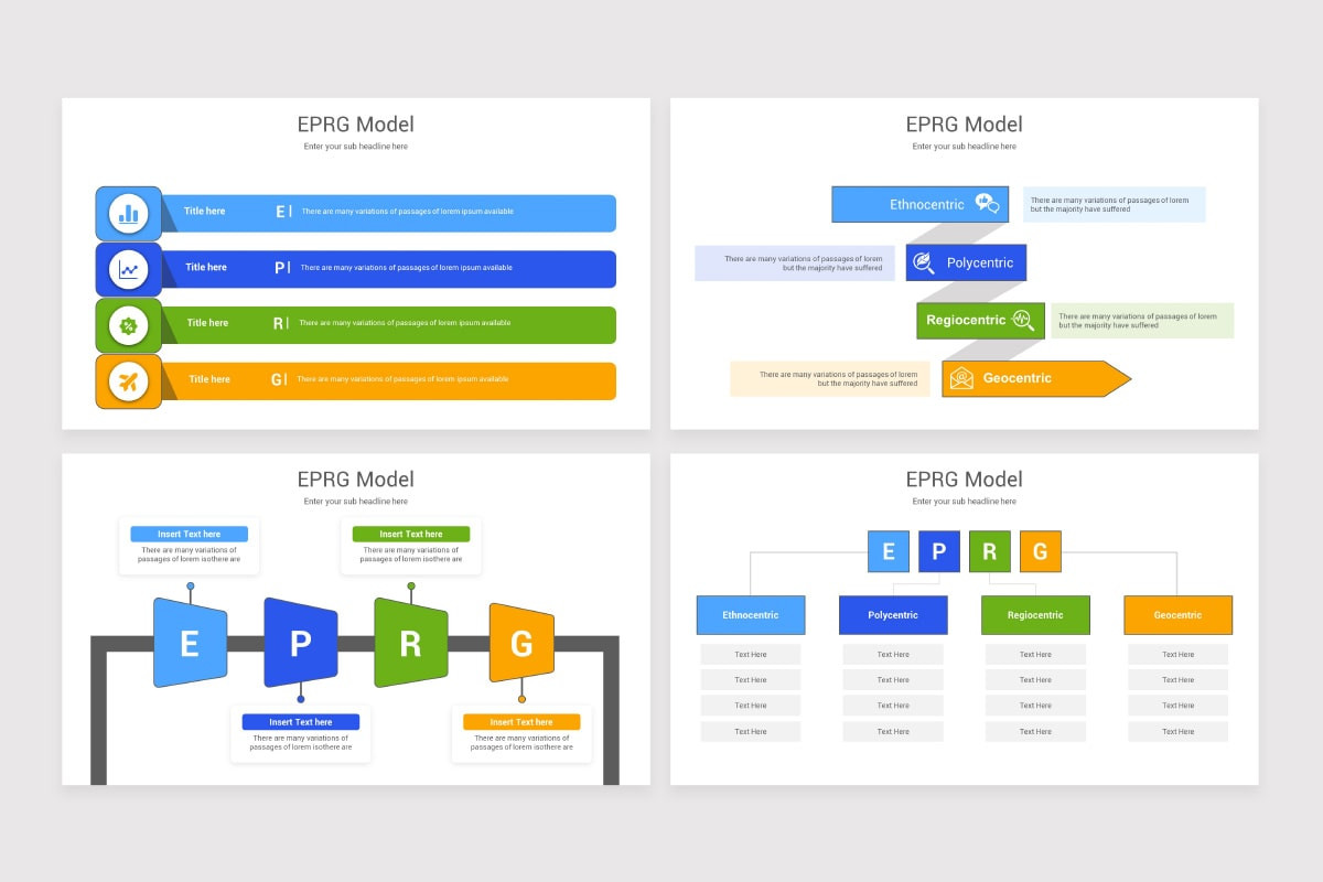 EPRG Model PowerPoint Template | Nulivo Market